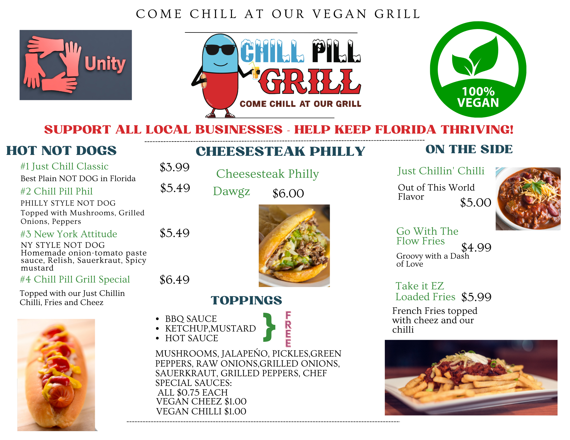 OPEN SOON! – COME CHILL AT OUR VEGAN GRILL
