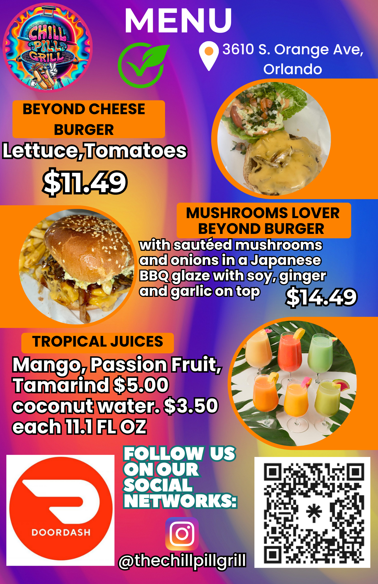 Menu – CHILL PILL GRILL